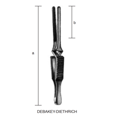 Debakey-Diethrich Mini Bulldog Clamp 50 / 10Mm