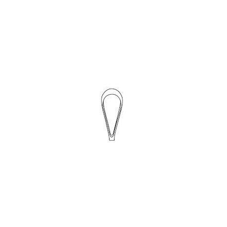 Cureta Sims Uterina No.2 Rigida-Cortante Longitud 28cms