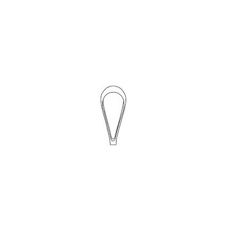Cureta Sims Uterina No. 3 Rigida-Cortante Longitud 28 cms Dimeda